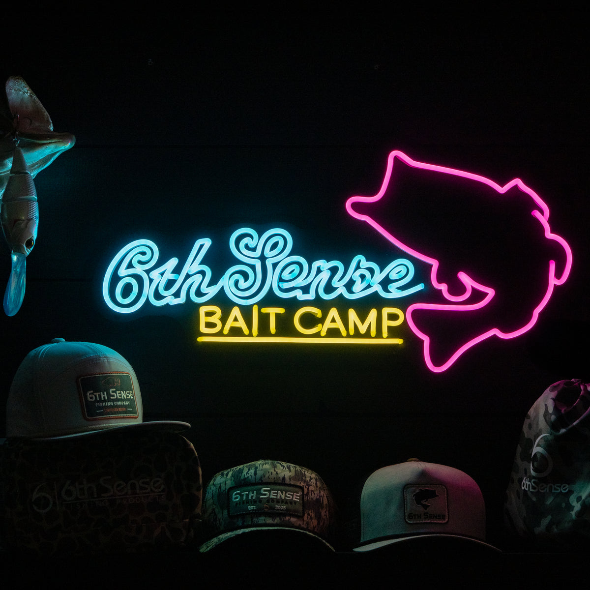 6th Sense Bait Camp Neon Sign – 6th Sense Fishing