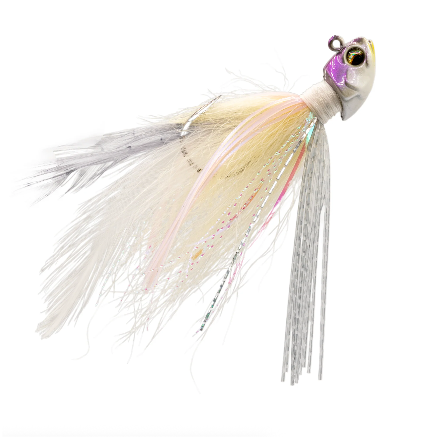 Flock Hair Jig - Morning Dawn Jig | 6th Sense Fishing