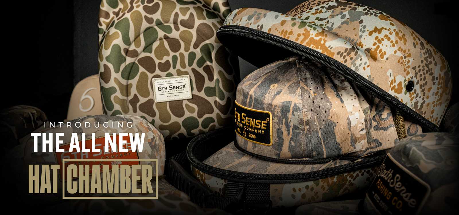 6th Sense Hat Chamber | Hard Shell Hat Travel Case – 6th Sense Fishing