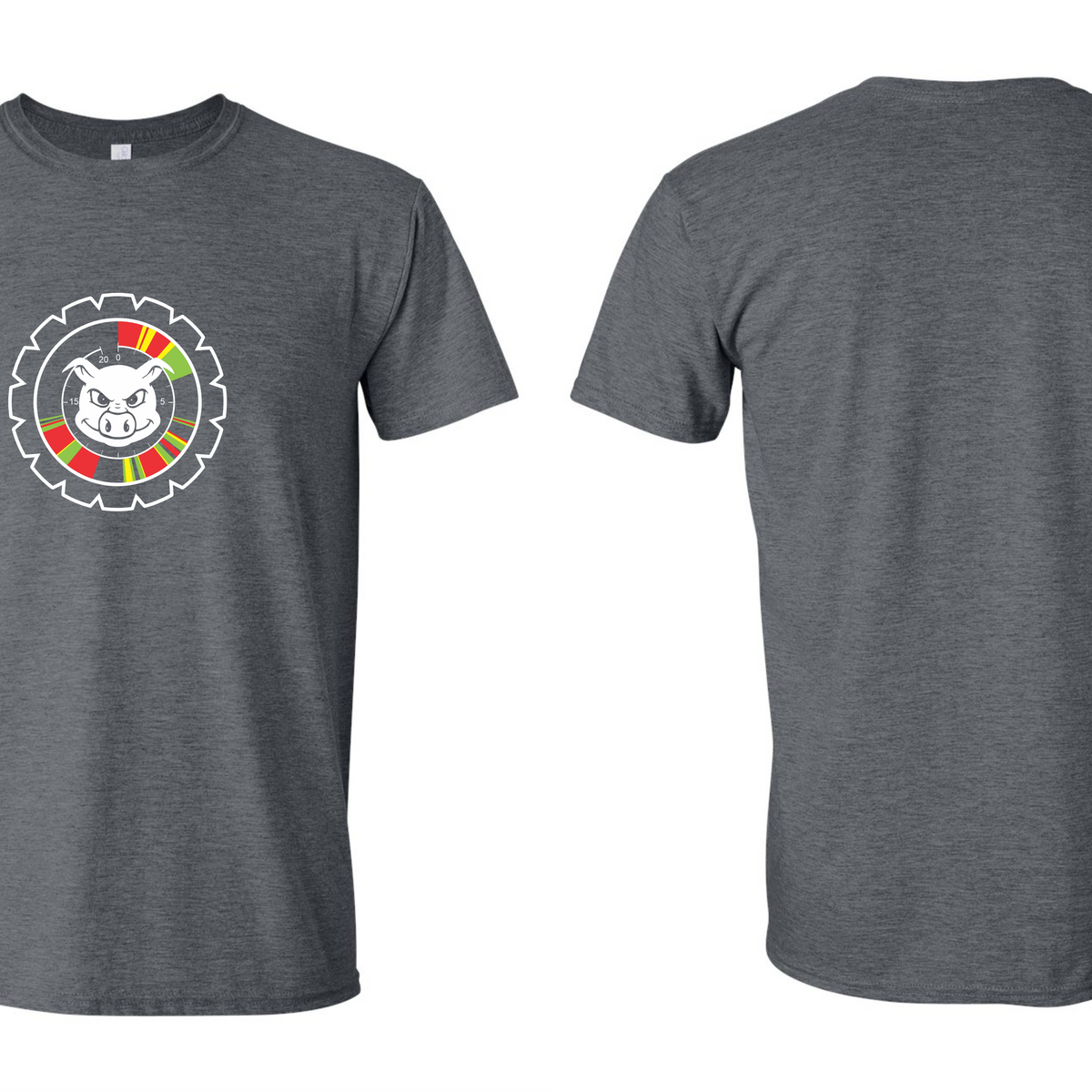 Pig Patrol Flasher SS Tee Shirt - Dark Heather | Fishing Shirts & Tees ...